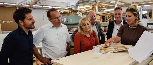 Die Spitze der Handwerkskammer besucht drei Betriebe im Main-Tauber-Kreis